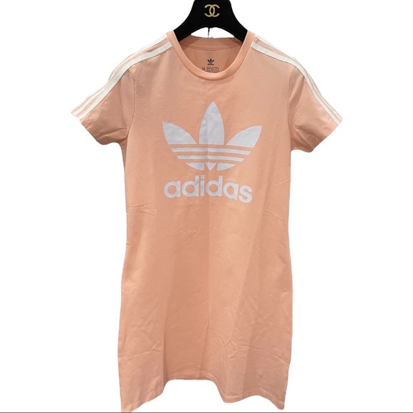adidas | Dresses | Young Girls Adidas 3 Stripes Dress | Poshmark